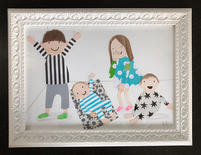 cut out portrait — Lisa Stickley Studio